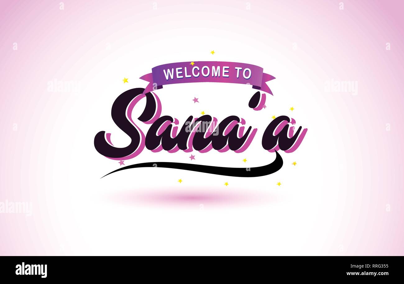 Sana’a Welcome to Creative Text Handwritten Font with Purple Pink ...