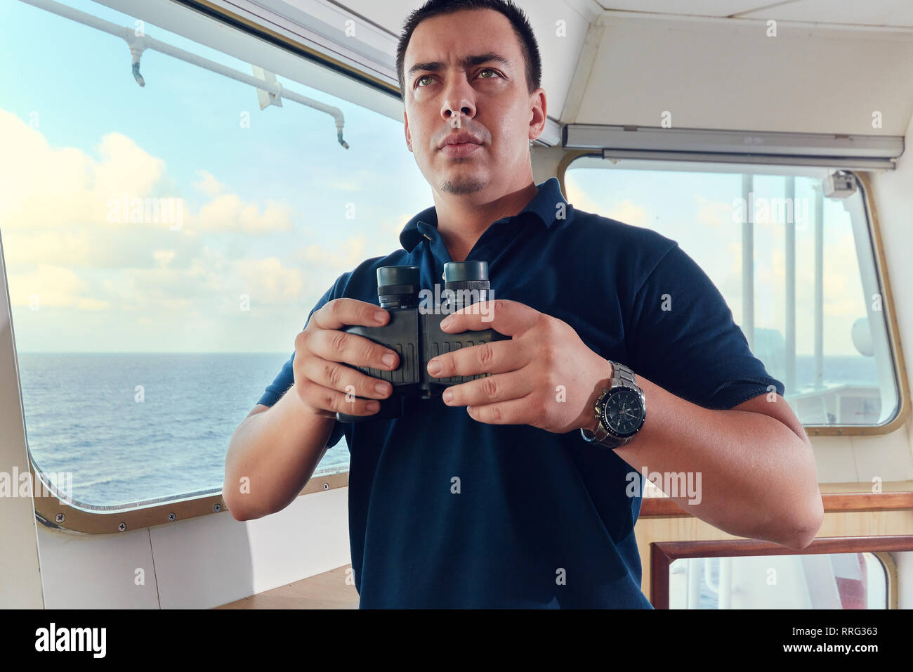 Portrait cruise ship officer hi-res stock photography and images - Alamy