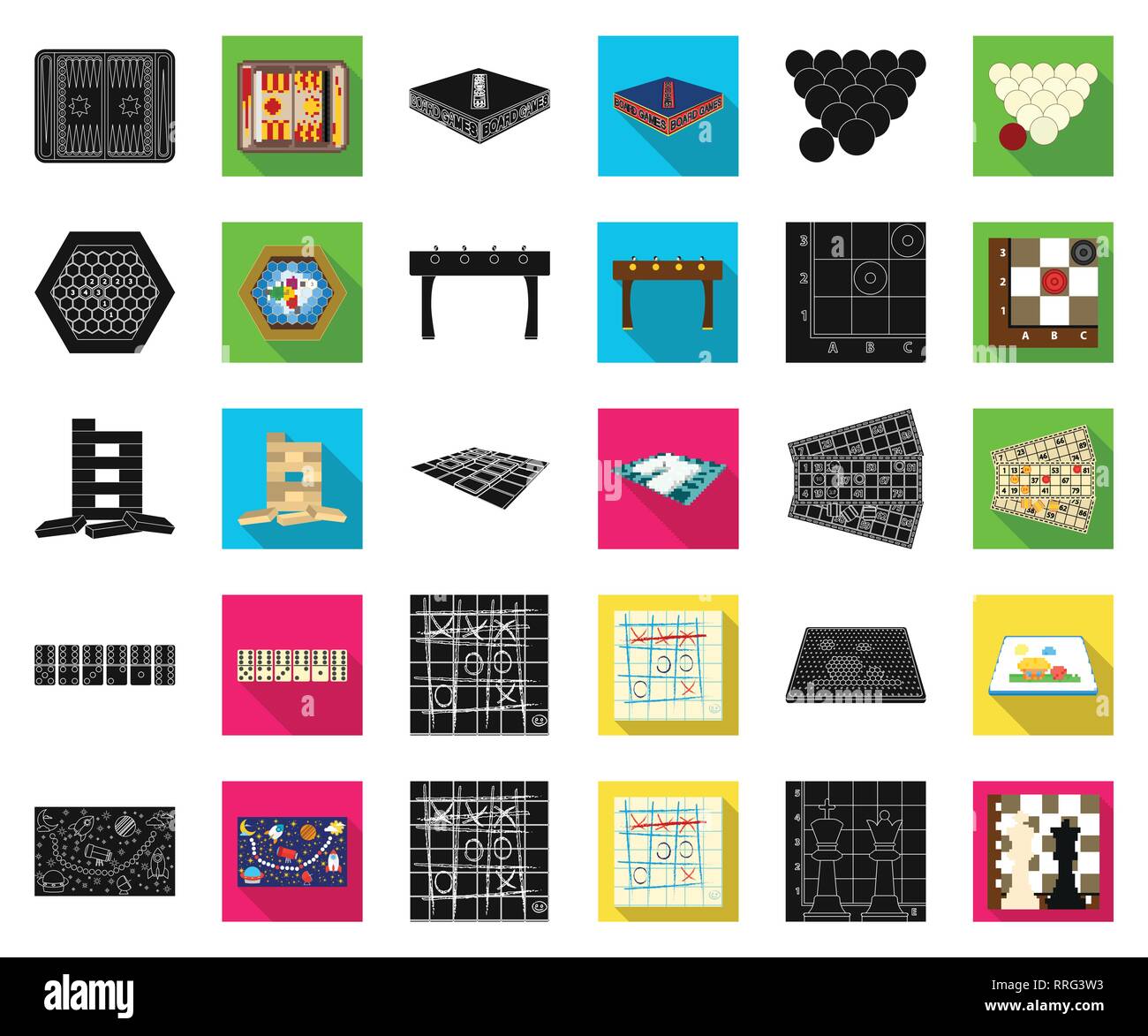 Chess scrabble backgammon Stock Vector Images - Alamy