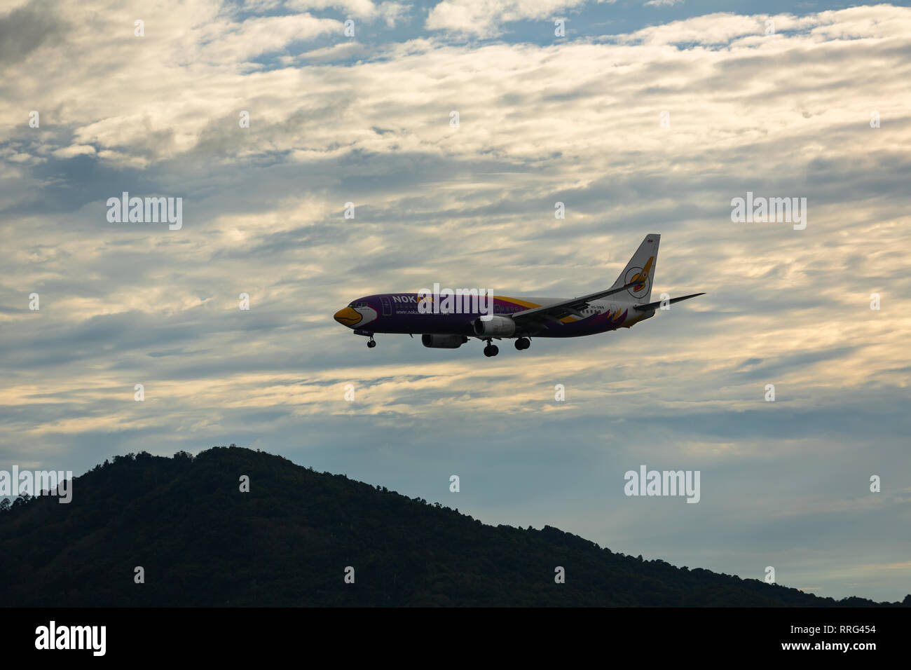 PHUKET, THAILAND - NOVEMBER 30, 2016: Boeing 737-8AS, HS-DBB of Nokair ...