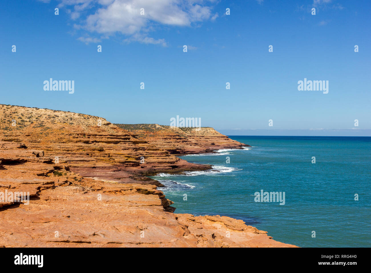 Pot Alley in Kalbarri National Park is where rugged rock cliff meet the ...