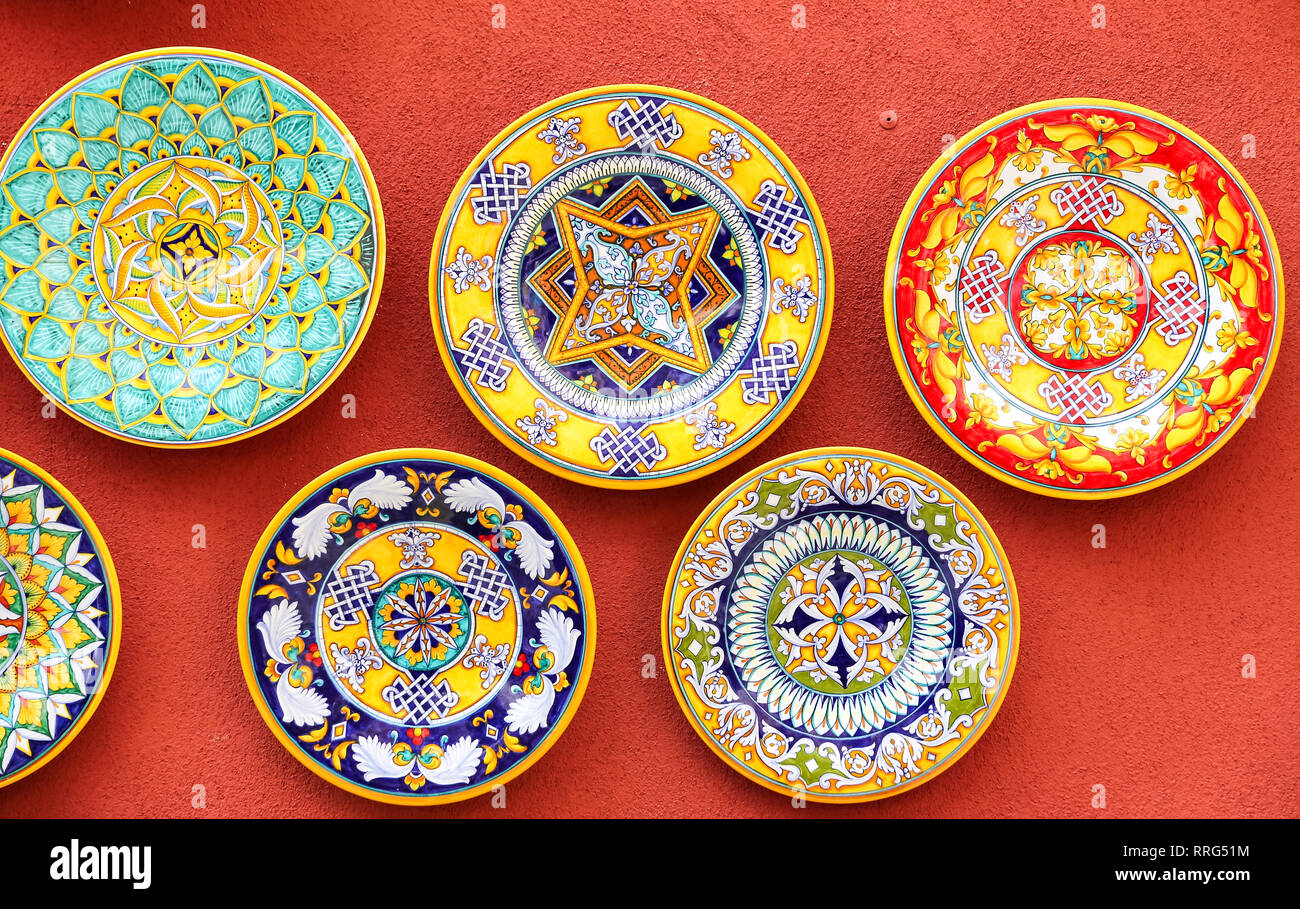 Positano pottery ceramics ceramic hi-res stock photography and images ...