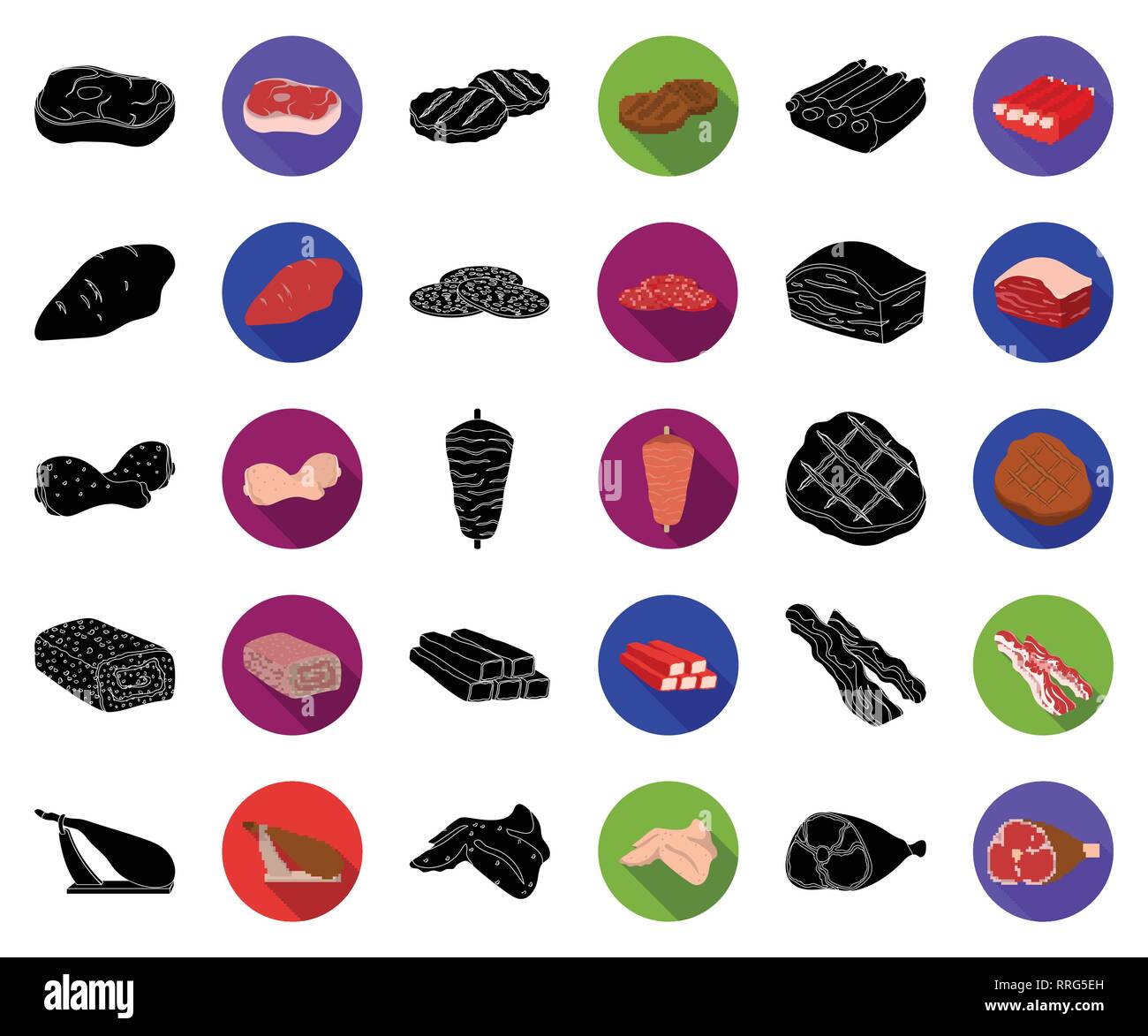 art,bacon,beef,belly,black,flat,chicken,collection,cooking,crab,design ...