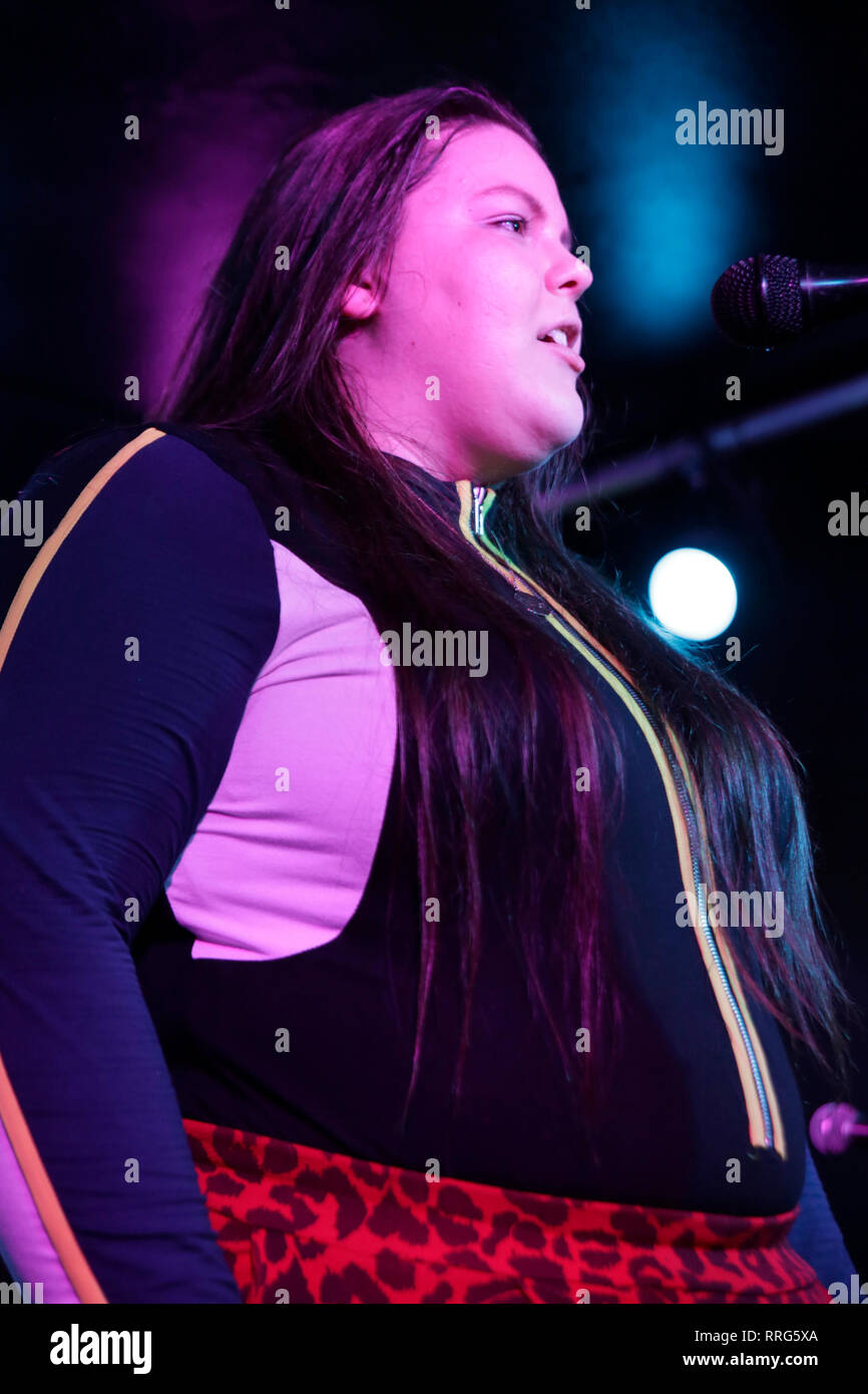 Singer Anastasia Walker of Bang Bang Romeo performs on stage at The ...