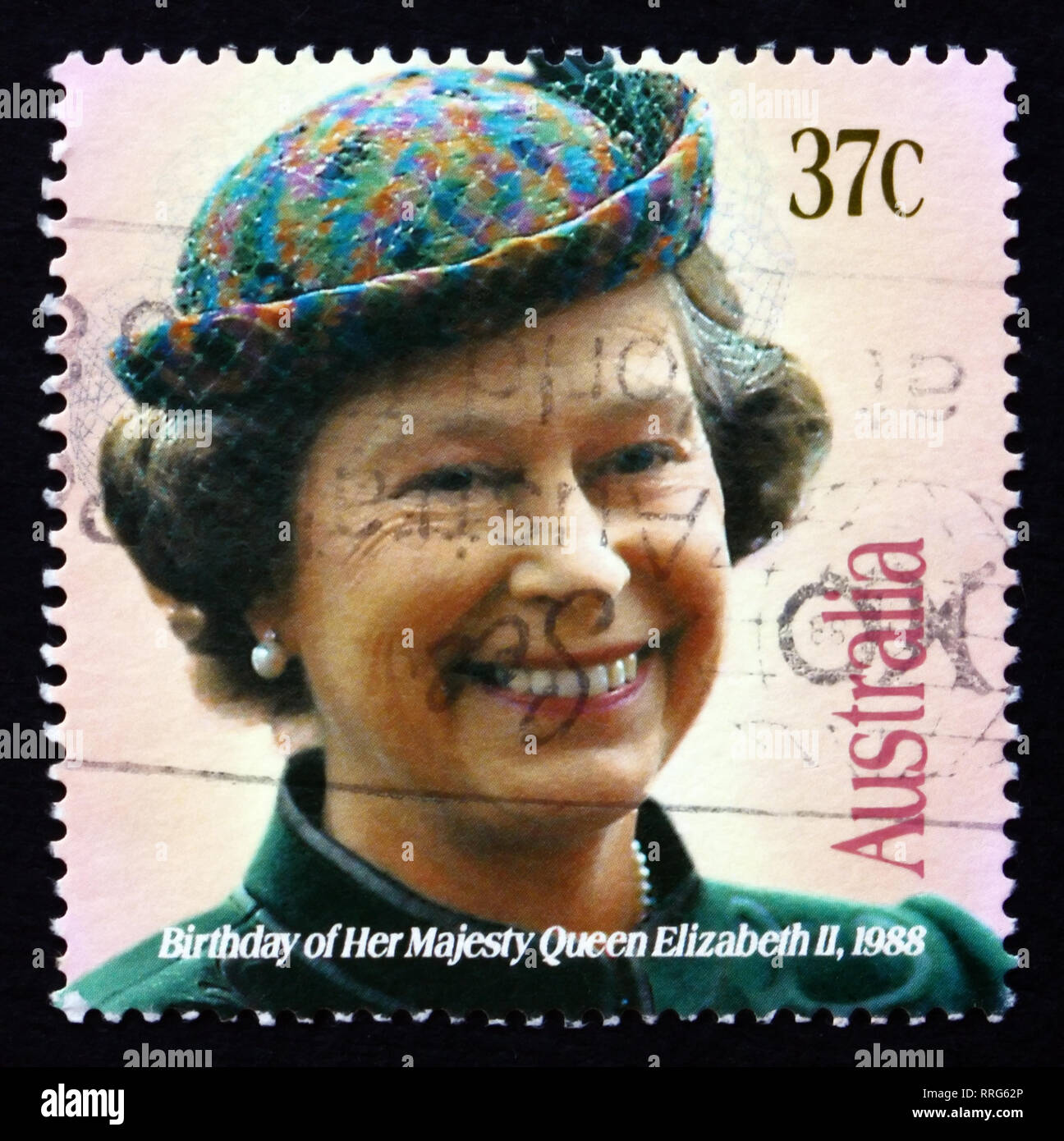 Australian postage stamp queen elizabeth hi-res stock photography and ...