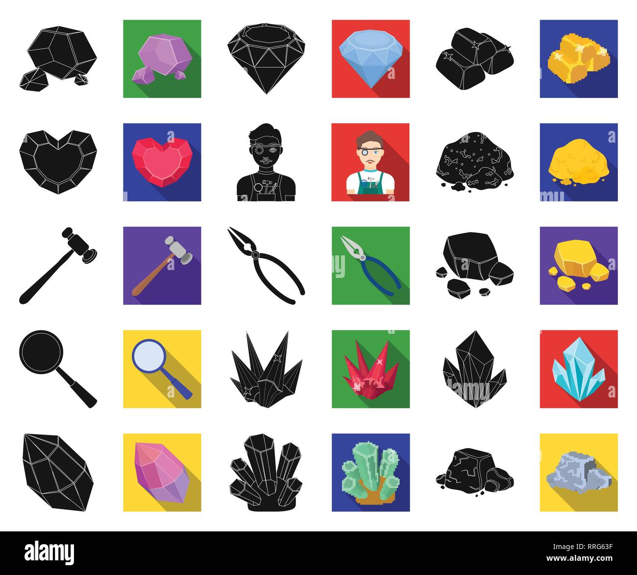 Copper flat bars Stock Vector Images - Alamy