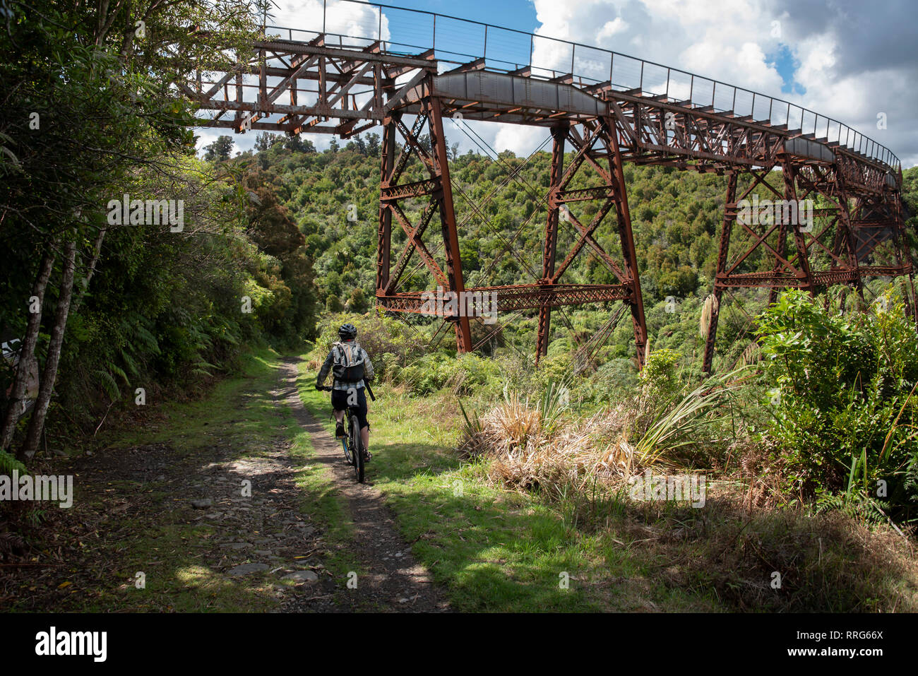 Ohakune bike trail hi-res stock photography and images - Alamy