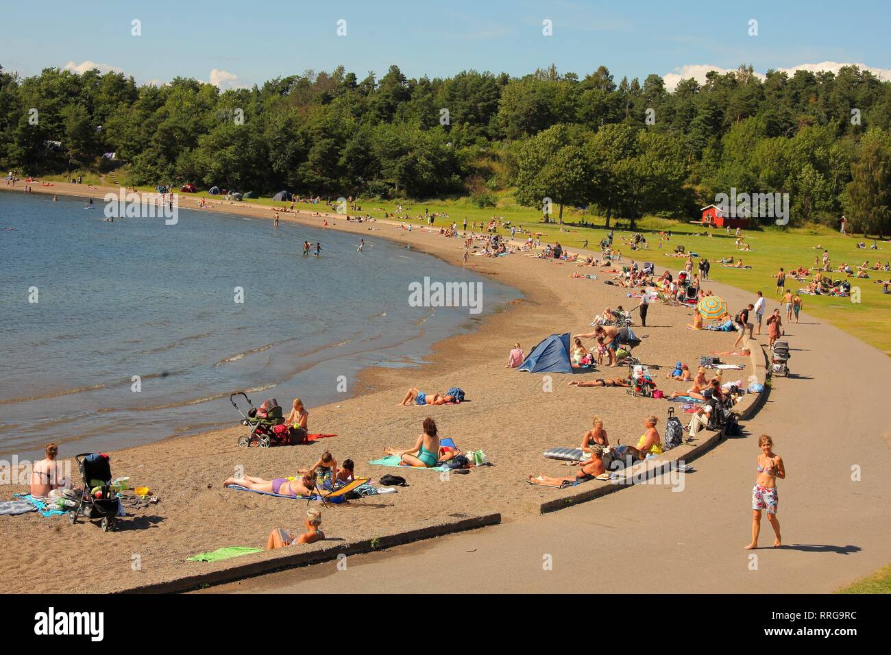 Langoyene Island Beach, Oslo, Norway, Scandinavia, Europe Stock Photo ...