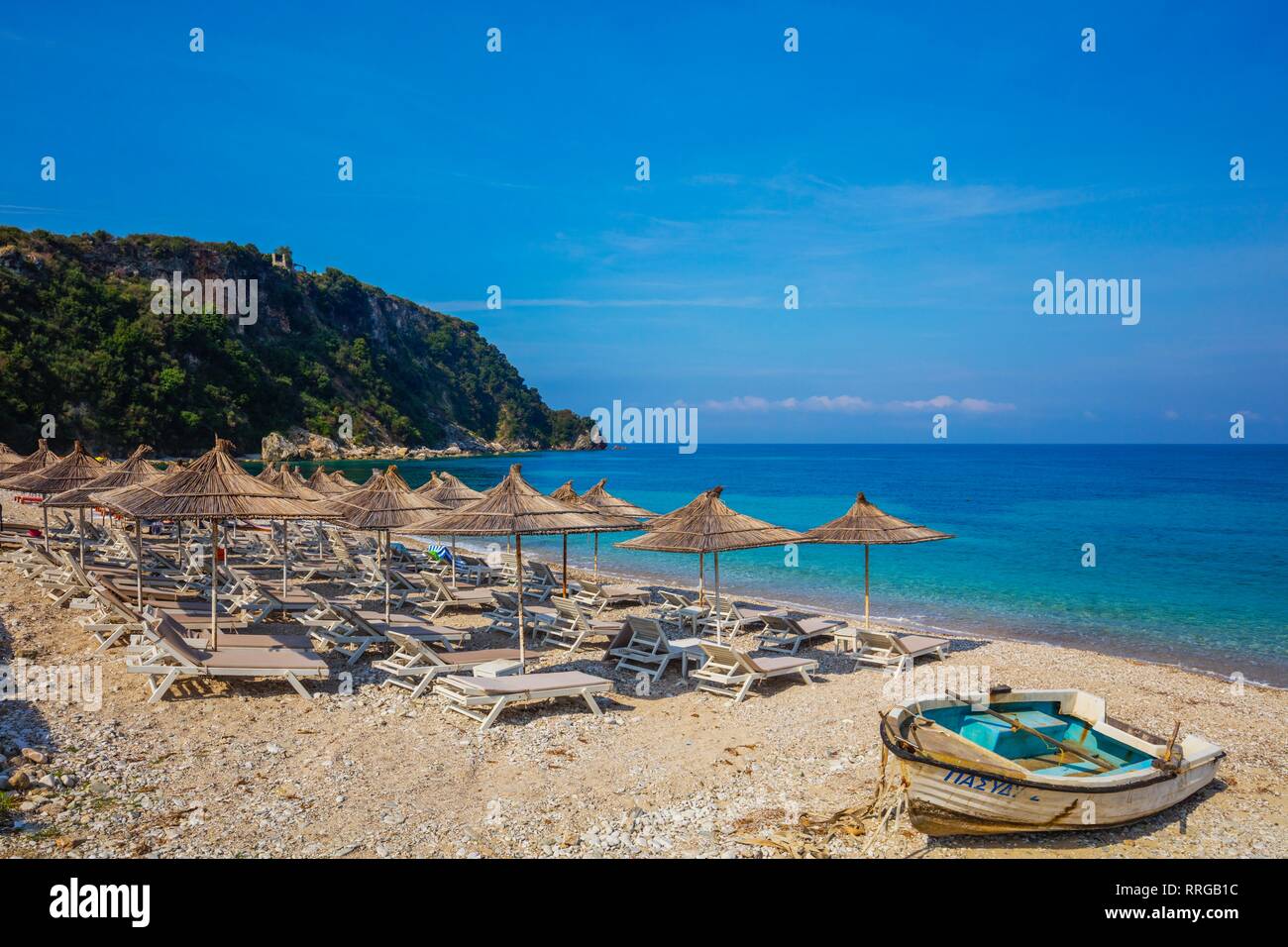 Potami Beach, Himara, South coast, Albania, Europe Stock Photo - Alamy