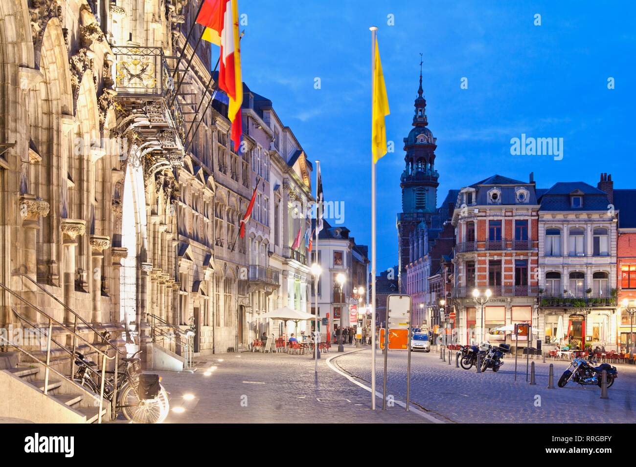 Grand Place, Mons, Wallonia, Belgium, Europe Stock Photo - Alamy