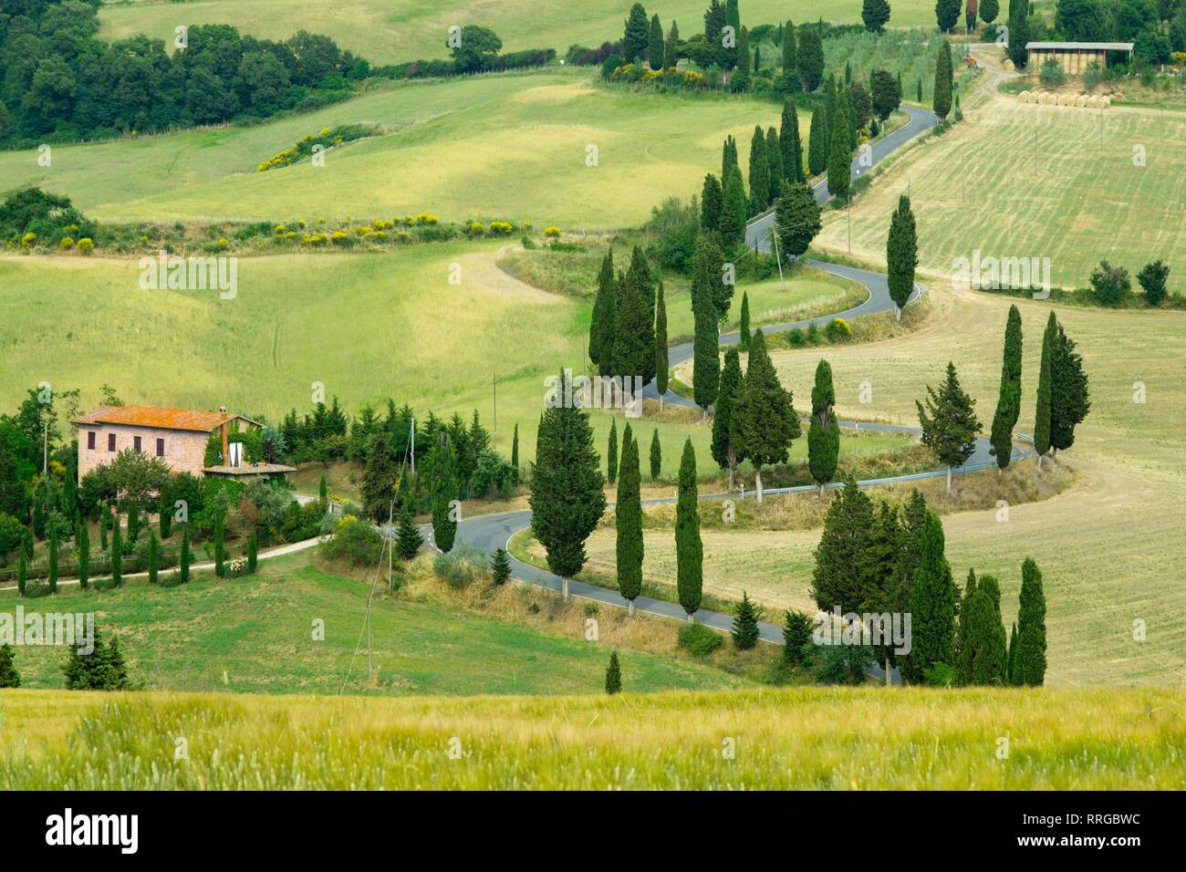 Monticchiello, Val d'Orcia, UNESCO World Heritage Site, Tuscany, Italy ...