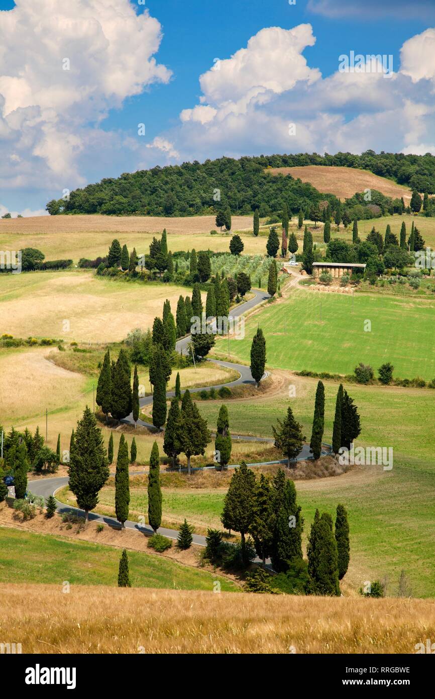Monticchiello, Val d'Orcia, UNESCO World Heritage Site, Tuscany, Italy ...