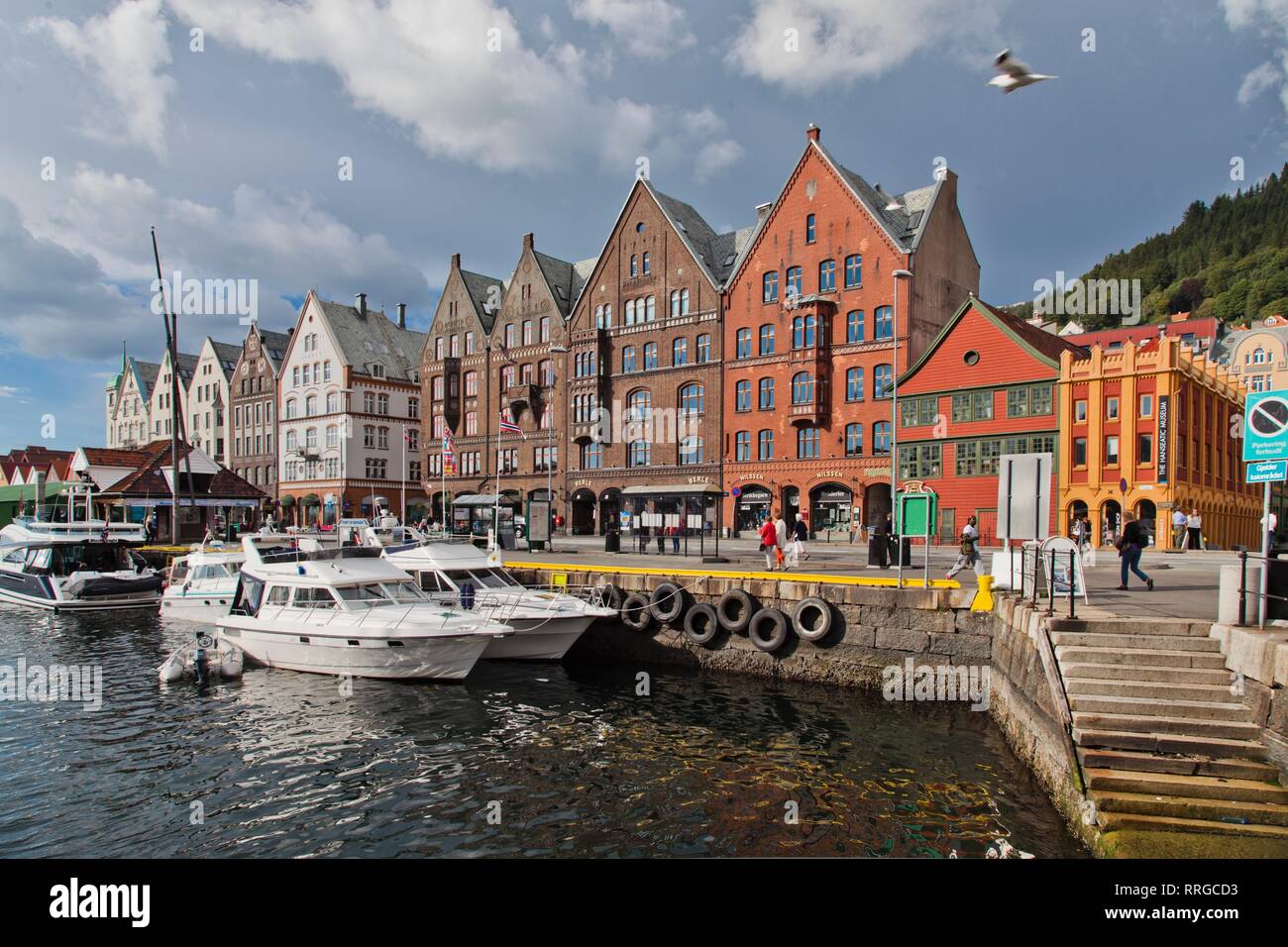 Bryggen, UNESCO World Heritage Site, Bergen, Norway, Scandinavia ...