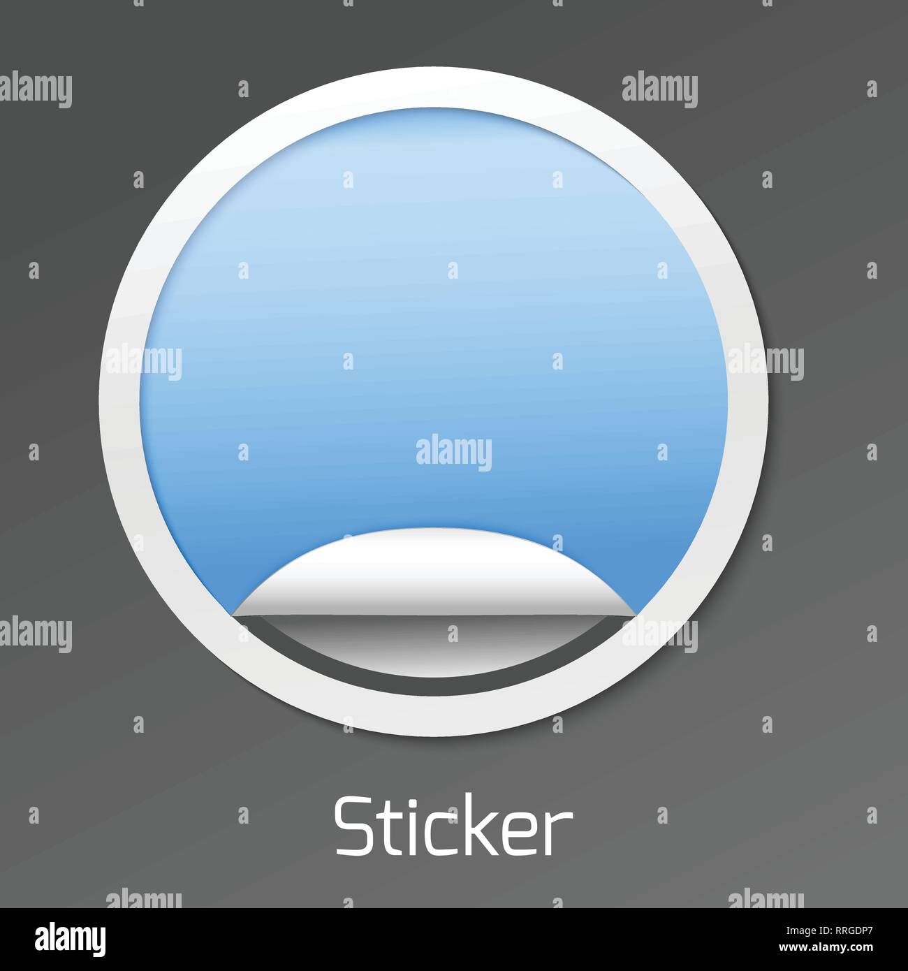 Blue blank banner hi-res stock photography and images - Alamy
