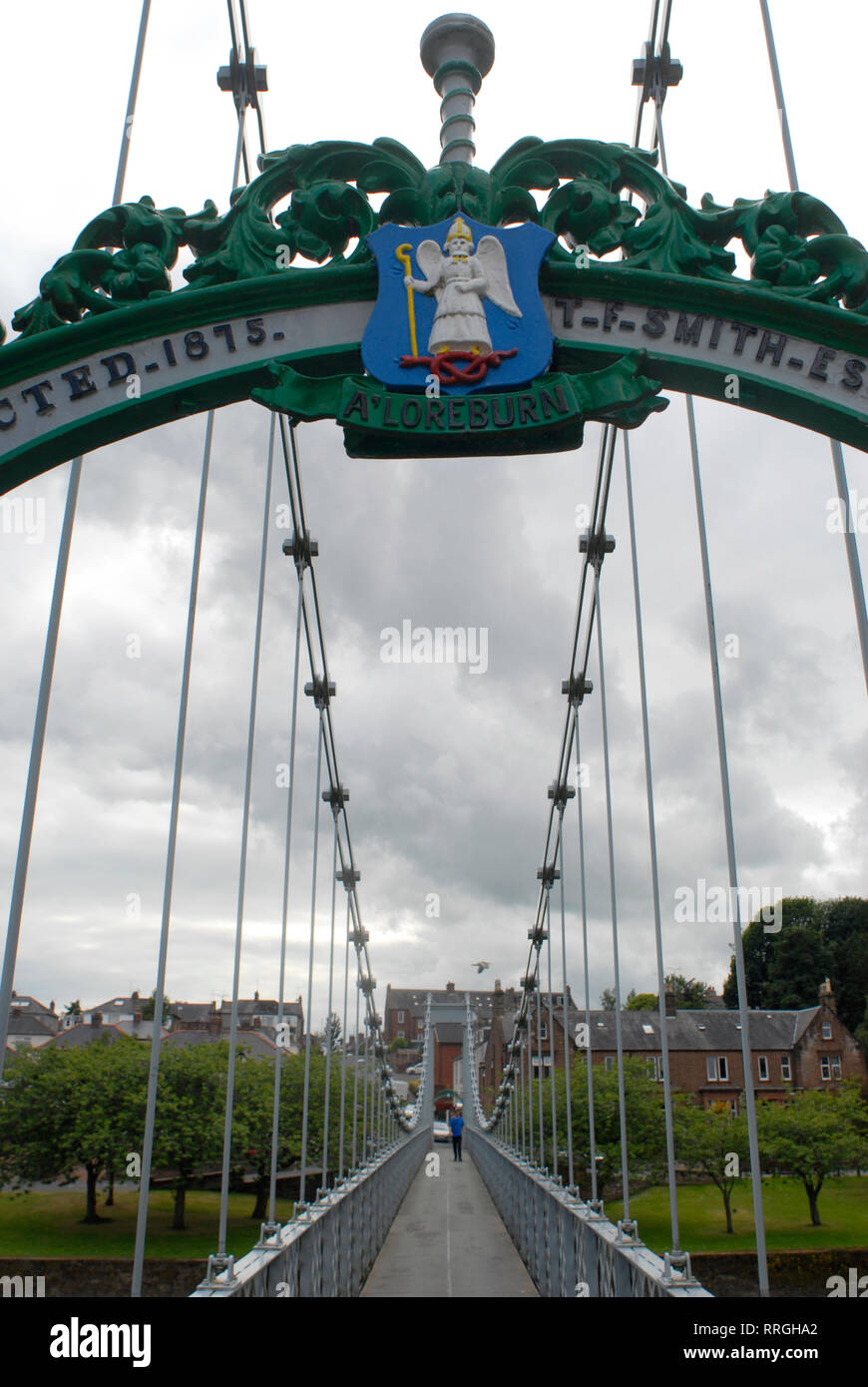 Dumfries suspension bridge hi-res stock photography and images - Alamy