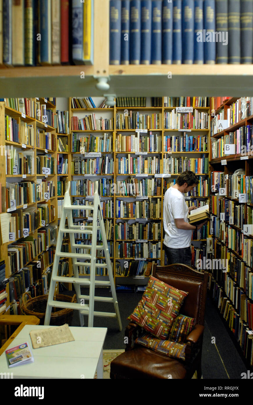 Cultural Tourism: The Book Shop in Wigtown, small village in Dumfries ...