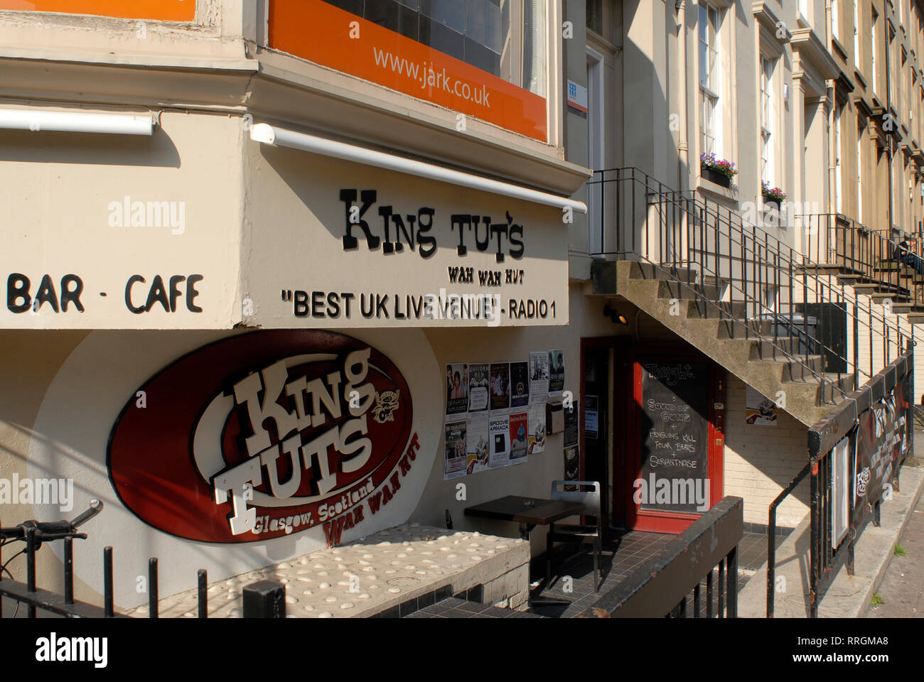 Cultural tourism: Iconic King Tut's Wah Wah Hut bar, Glasgow, Scotland ...