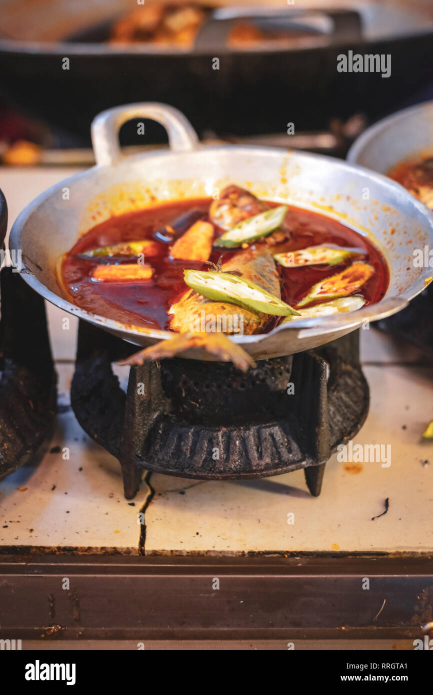 Local street food in Melaka, Malaysia Stock Photo - Alamy