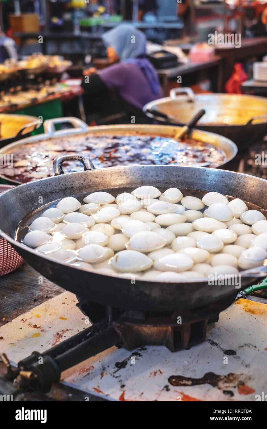 Local street food in Melaka, Malaysia Stock Photo - Alamy