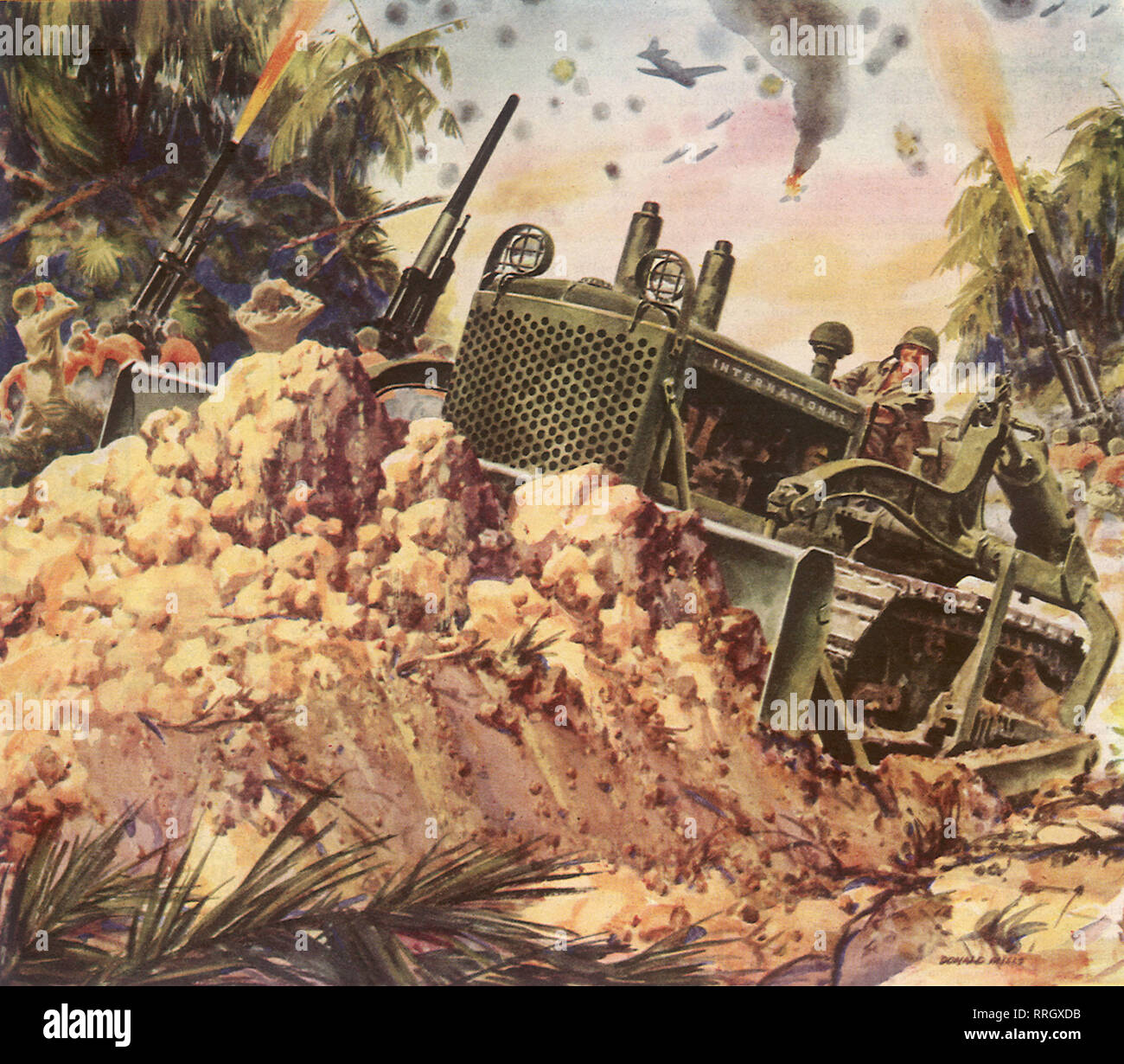 Diesel Battle Tractor Stock Photo - Alamy