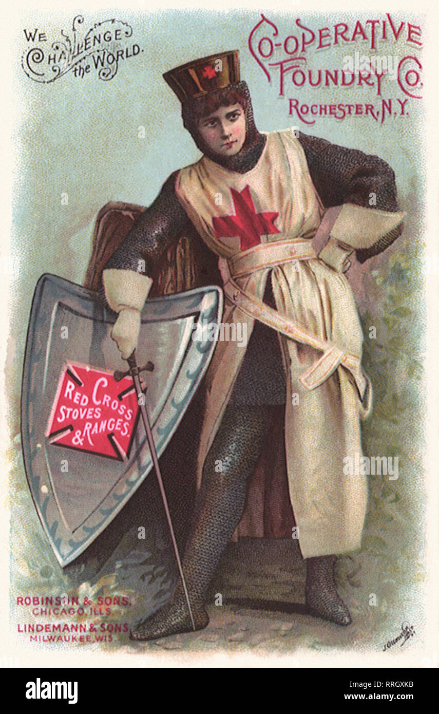 Knight posing with Shield Stock Photo - Alamy