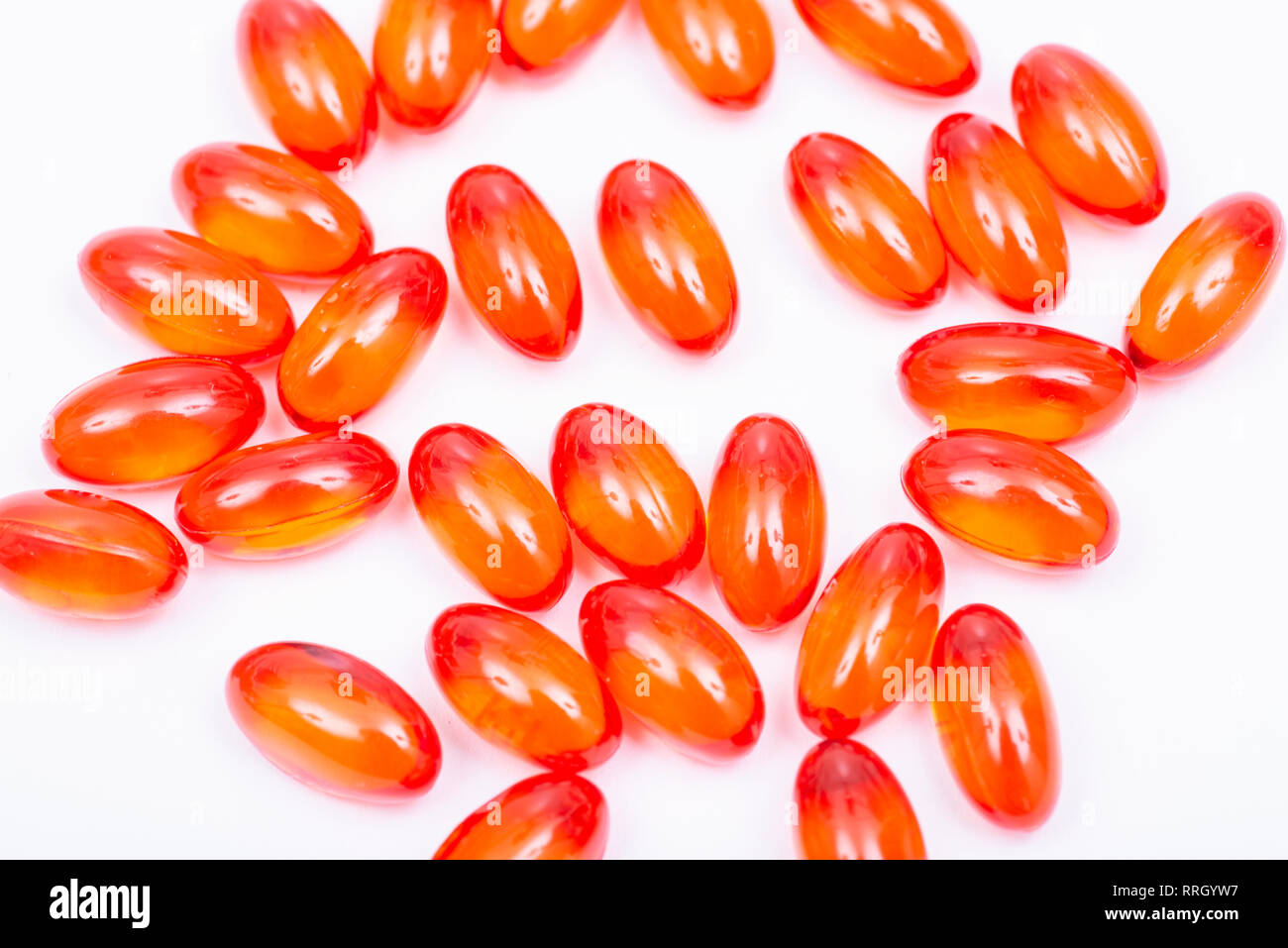 Docusate sodium (dioctyl sodium sulfosuccinate) red soft gel capsules ...