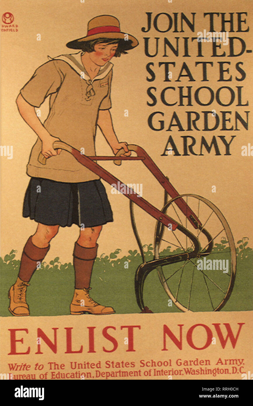Join the United States School Garden Army Stock Photo - Alamy