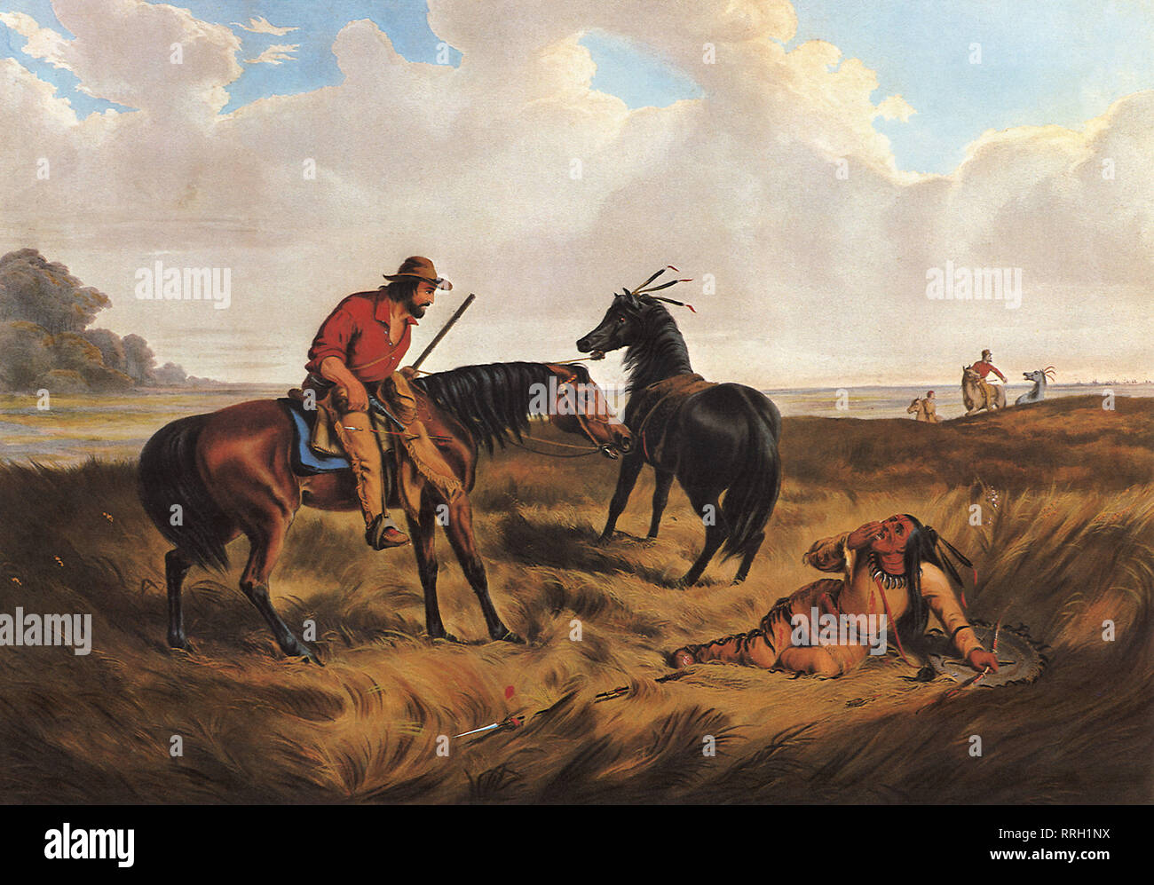 The Last War-Whoop Stock Photo - Alamy