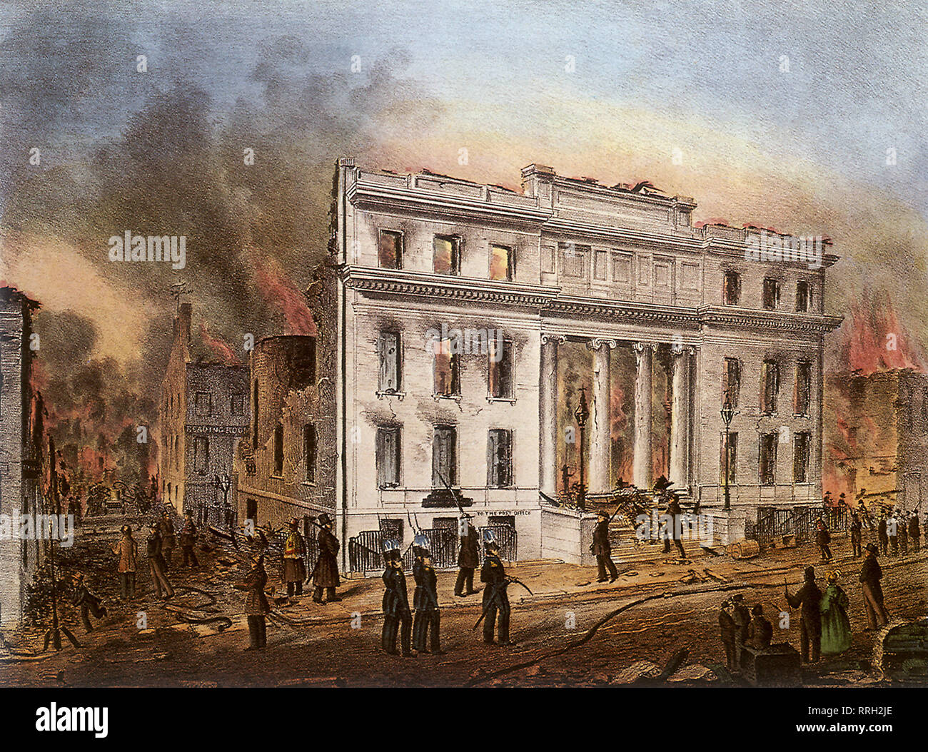 Ruins of the Merchant's Exchange Stock Photo - Alamy