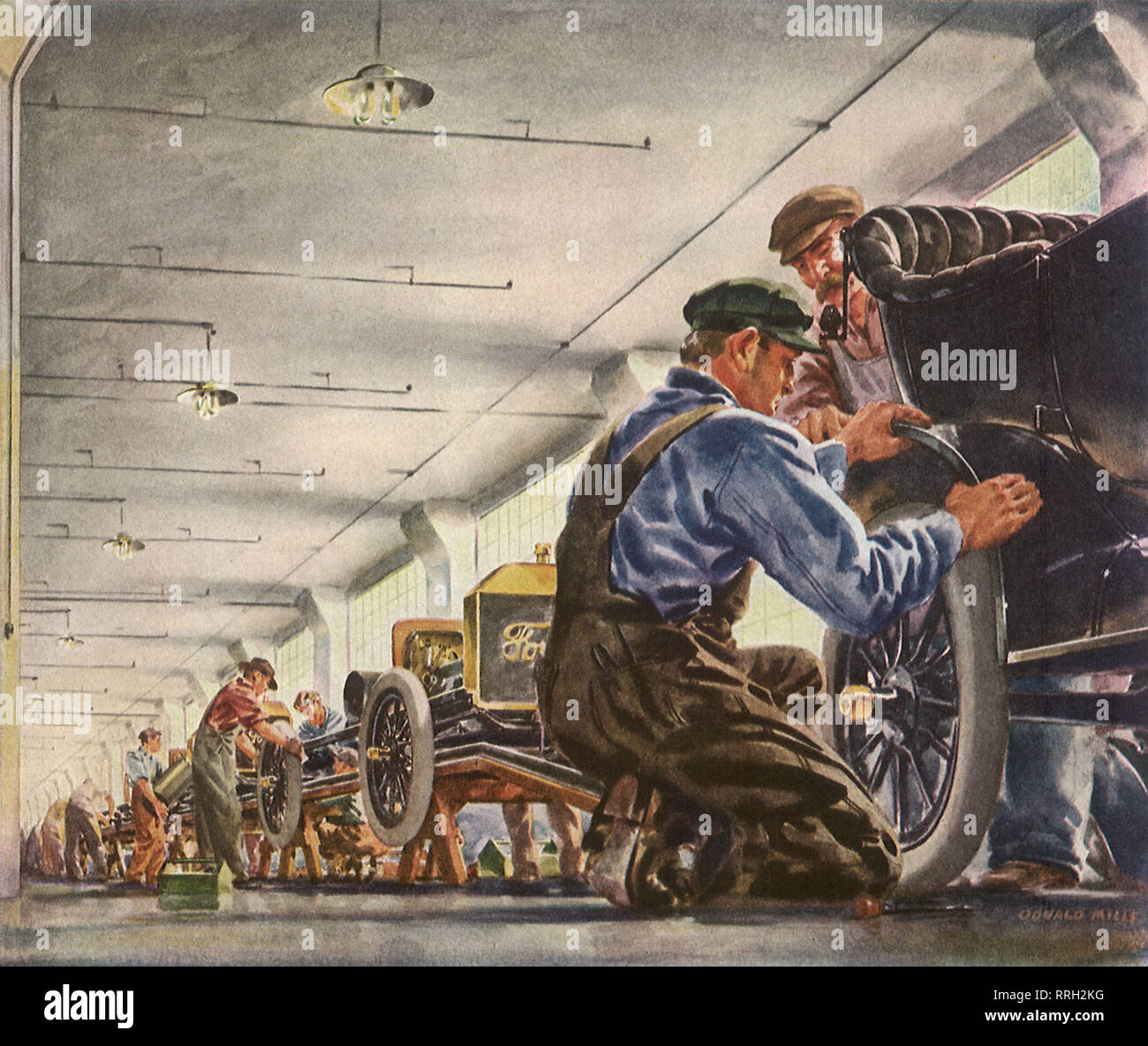 Ford assembly line hi-res stock photography and images - Alamy