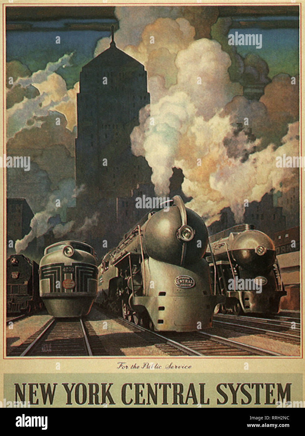 New York Central Trains Stock Photo - Alamy