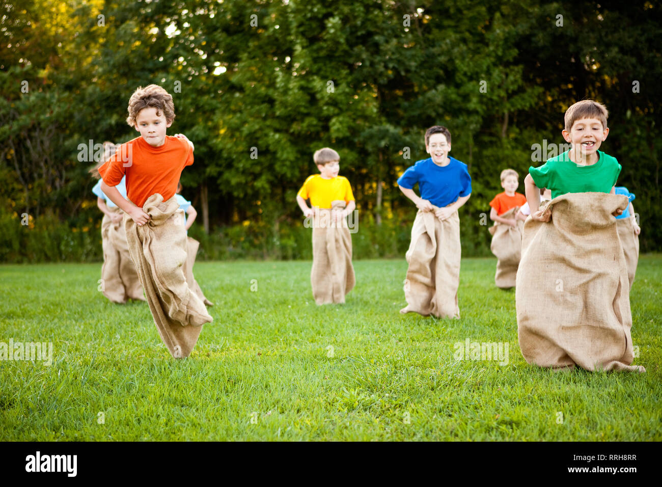 Potato Sack Race High Resolution Stock Photography and Images - Alamy