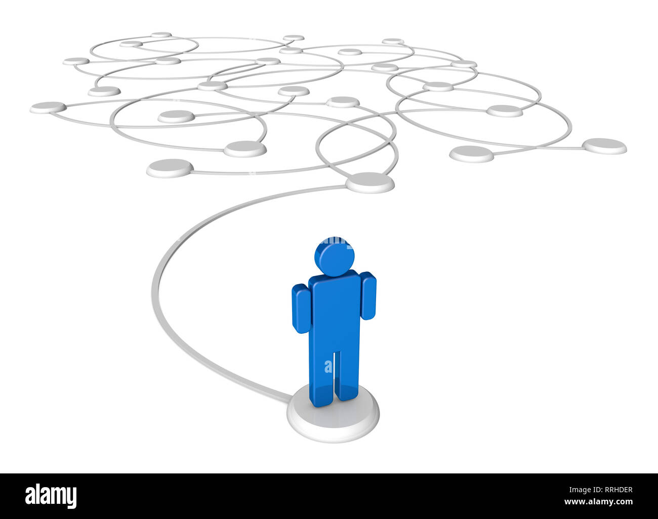 Lines attached Cut Out Stock Images & Pictures - Alamy