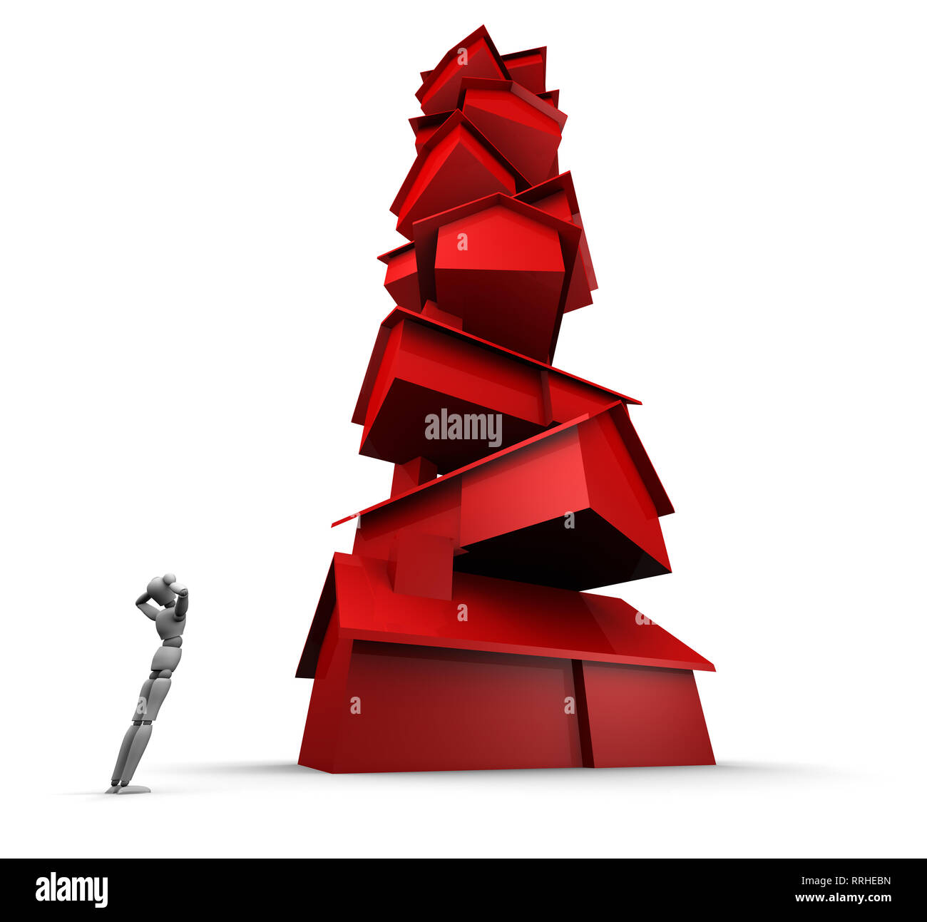 Staggered houses hi-res stock photography and images - Alamy