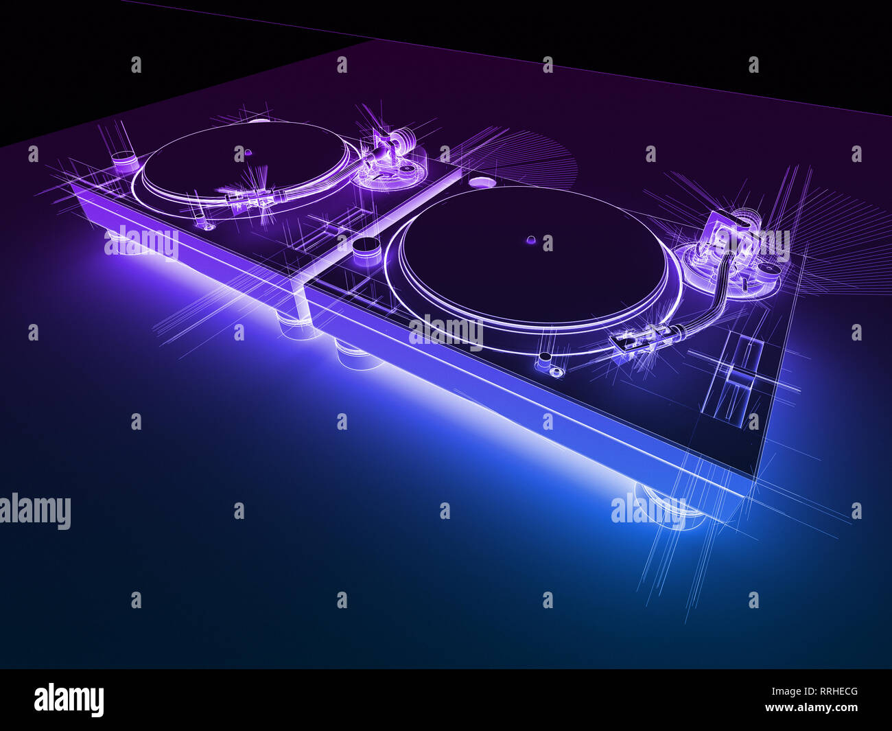Dj turntables hi-res stock photography and images - Alamy