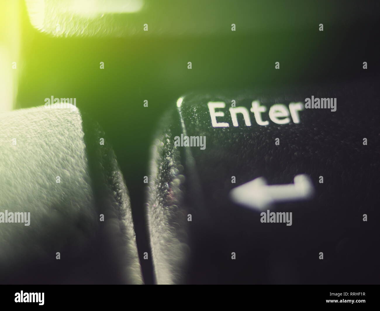 Dark computer keyboard hi-res stock photography and images - Alamy