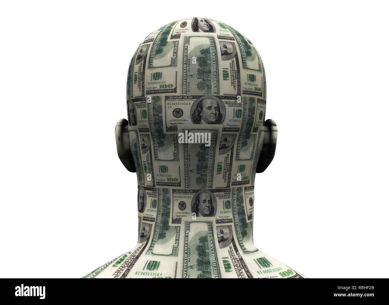 Human head 3d hi-res stock photography and images - Alamy