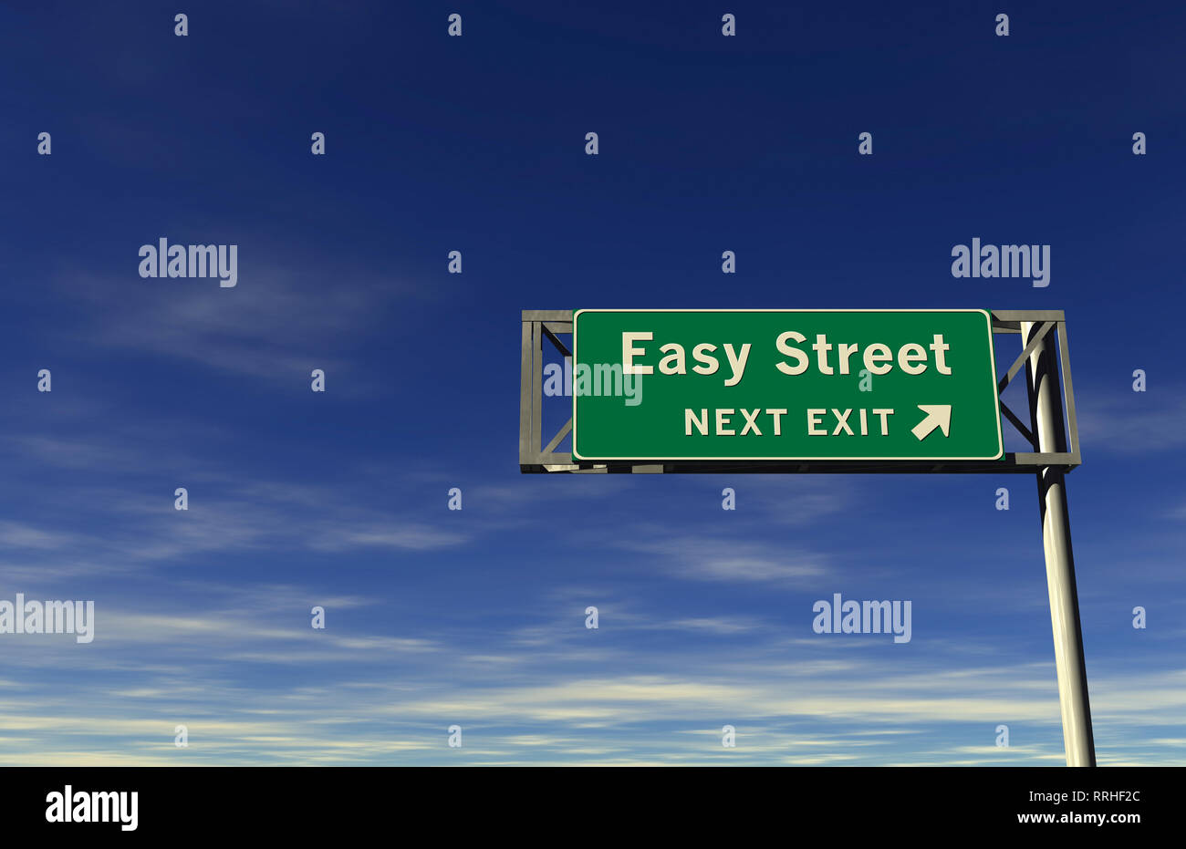 Employment next exit sign hi-res stock photography and images - Alamy