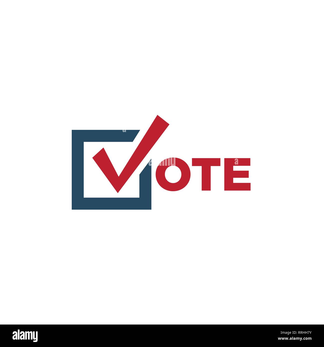 Voting 2020 Icon w Vote, Government, and Patriotic Symbolism and Colors ...