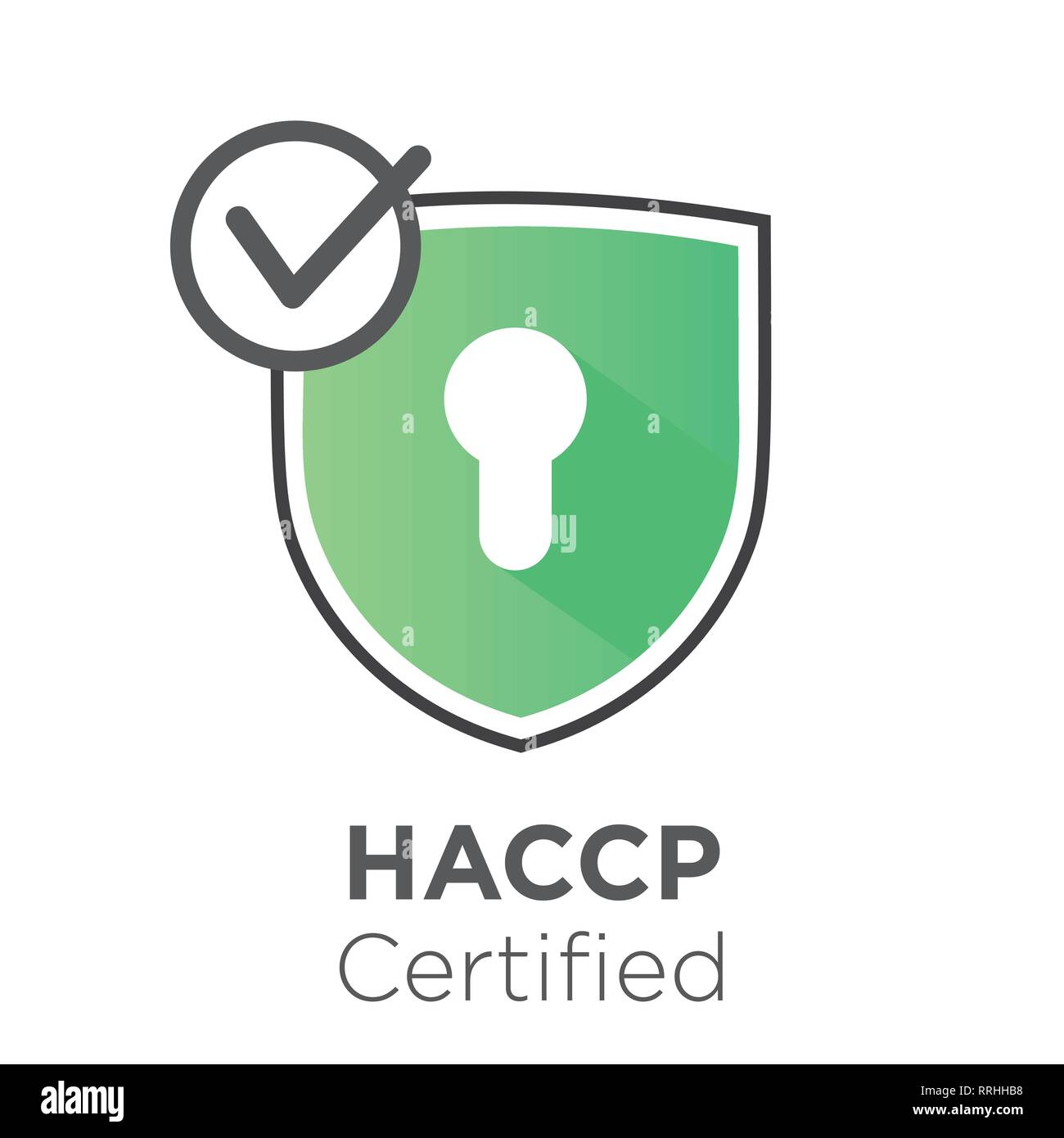 HACCP | Hazard Analysis Critical Control Points icon with award or ...