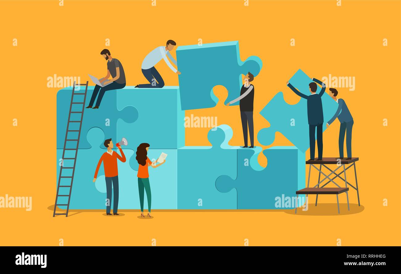Team Work Concept Business Teamwork Infographics Pieces Of A Puzzle team-work-concept-business-teamwork-infographics-pieces-of-a-puzzle