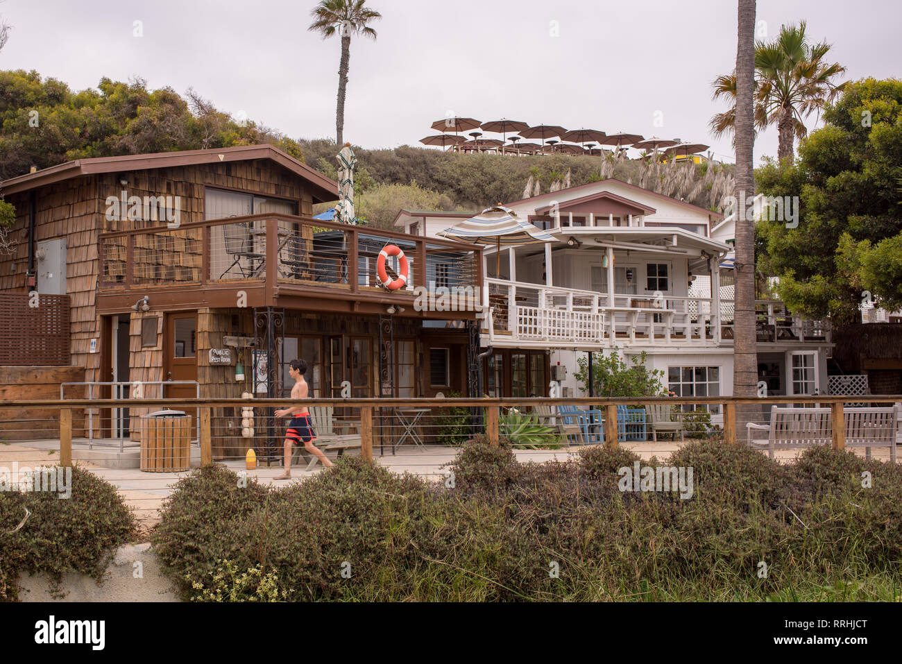 Scenes from historic Crystal Cove Beach, Crystal Cove State Park, a ...
