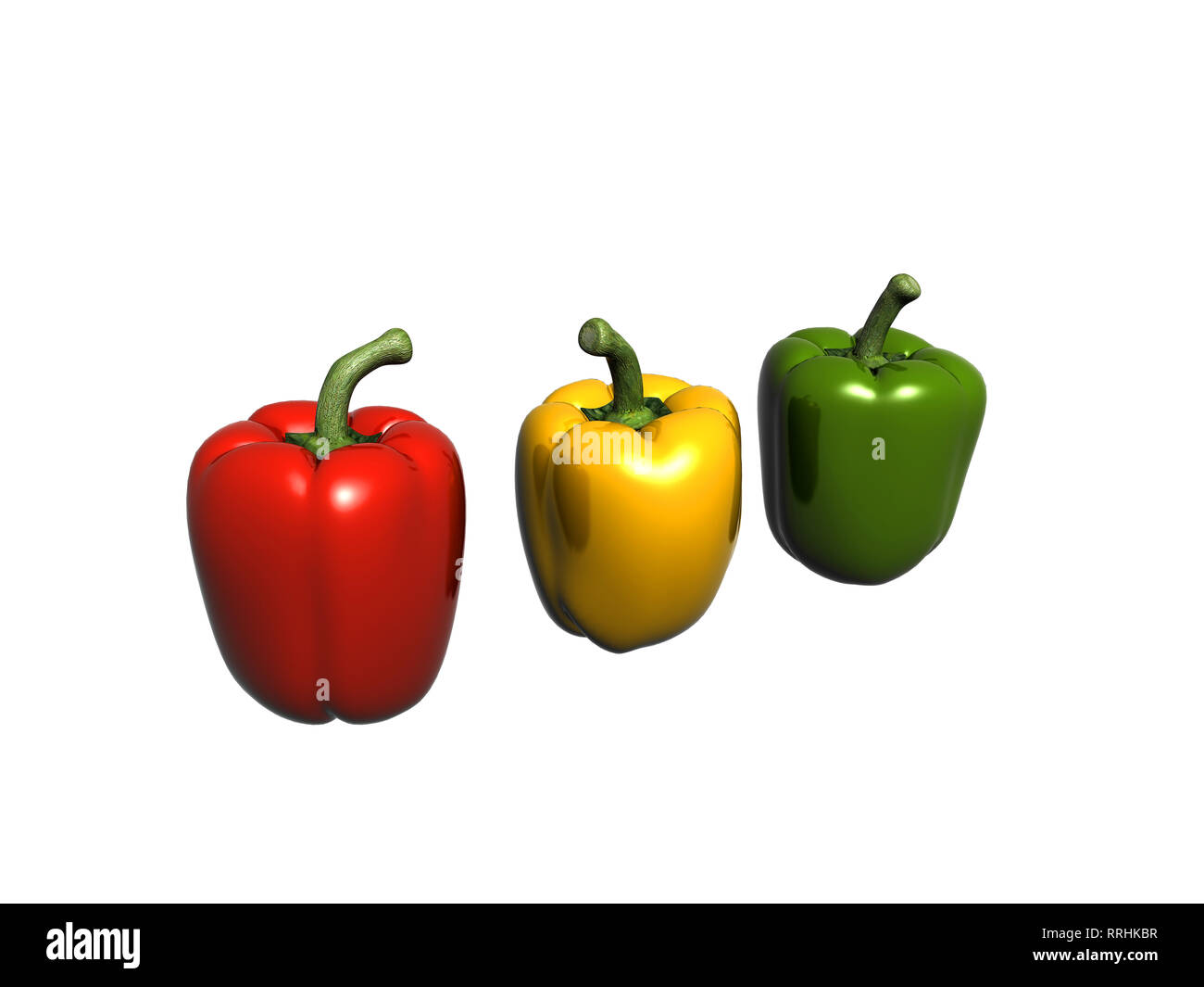 Pepper vegetable food symbol Cut Out Stock Images & Pictures - Alamy