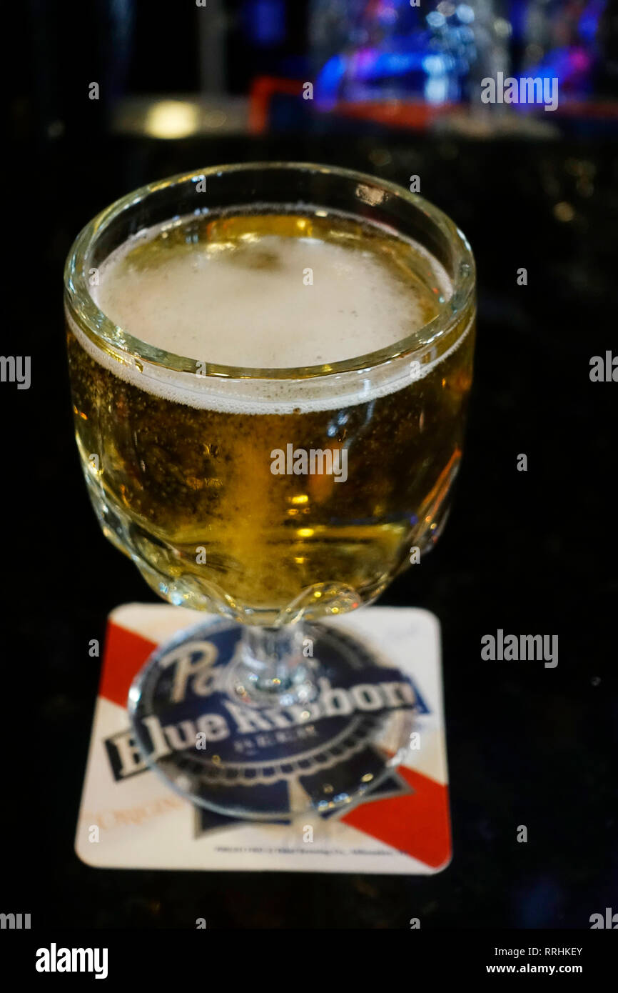 Pabst blue ribbon beer hi-res stock photography and images - Alamy