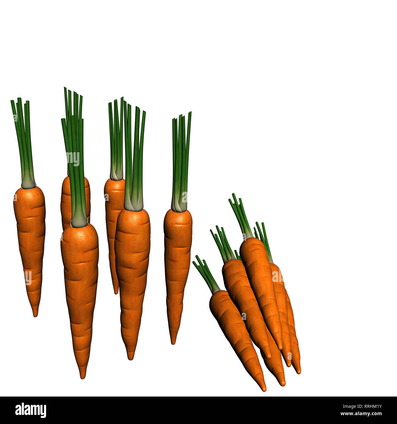 3d render carrot Stock Photo - Alamy