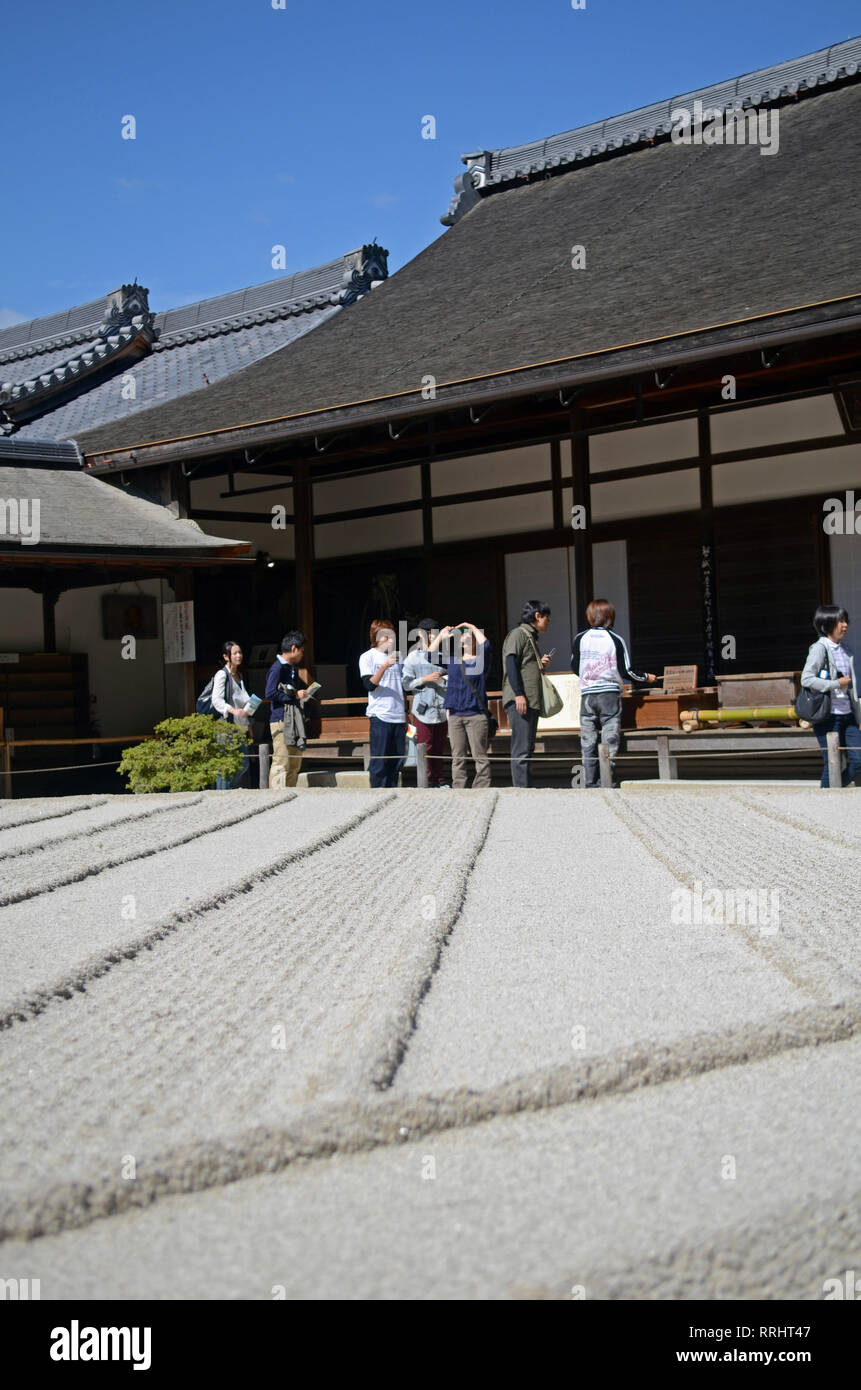Ginkakuji, Temple of the Silver Pavilion or Jisho-ji, Kyoto Stock Photo ...