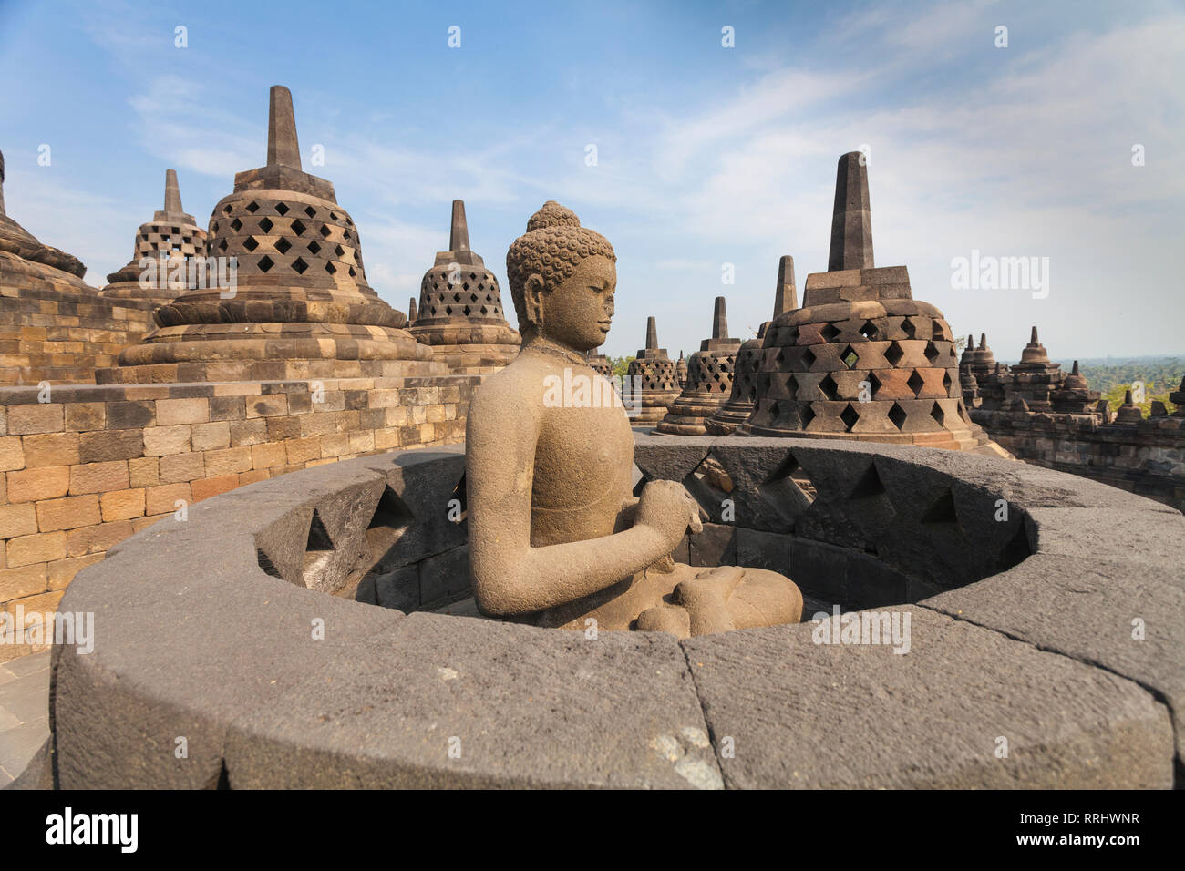 Borobudur Temple, UNESCO World Heritage Site, Magelang, Java, Indonesia ...