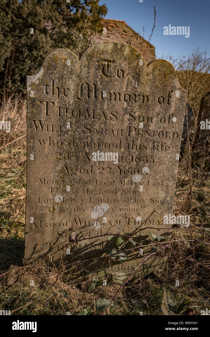 18th Century graveyard Stock Photo - Alamy