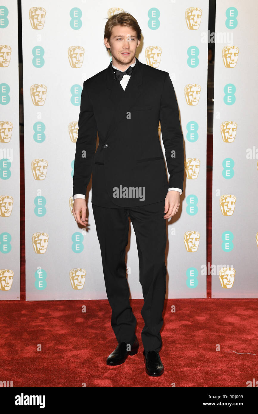 English actor Joe Alwyn attends the EE British Academy Film Awards at ...