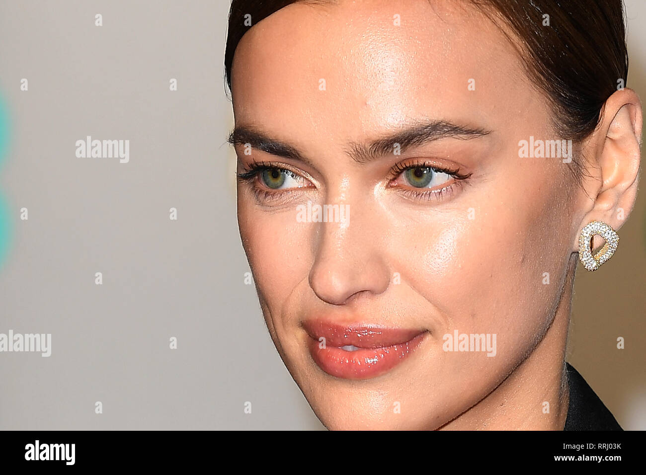 Russian model Irina Shayk attends the EE British Academy Film Awards at ...